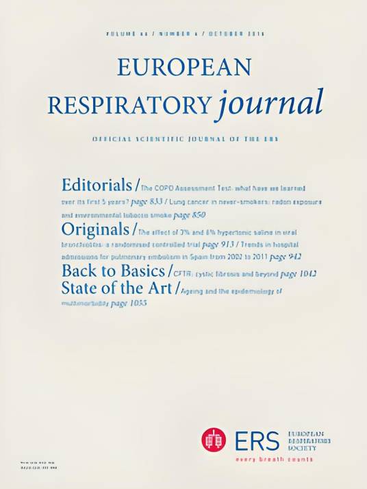 EUROPEAN RESPIRATORY JOURNAL_百度百科
