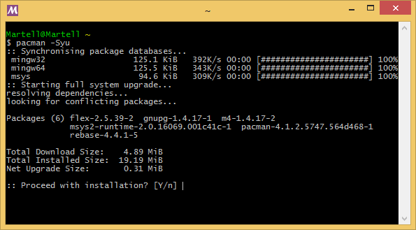 MSYS2_百度百科