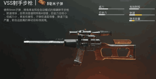 vss（游戏《绝地求生》中的狙击步枪）_百度百科