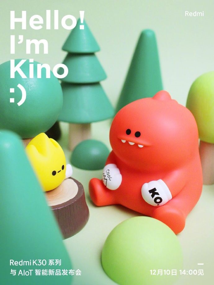 小米公布Redmi大魔王Kino实体搪胶公仔_百科TA说
