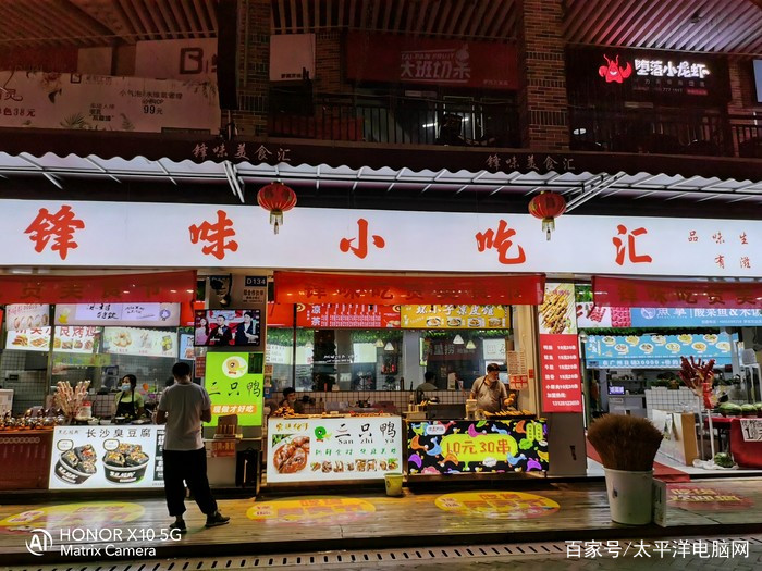 荣耀X10弱光拍照评测：RYYB感光器，拍夜景可以这样玩_百科TA说