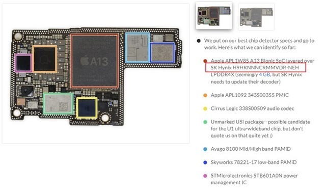 iFixit拆解iPhone 11 Pro Max 内存之谜终于确认_百科TA说
