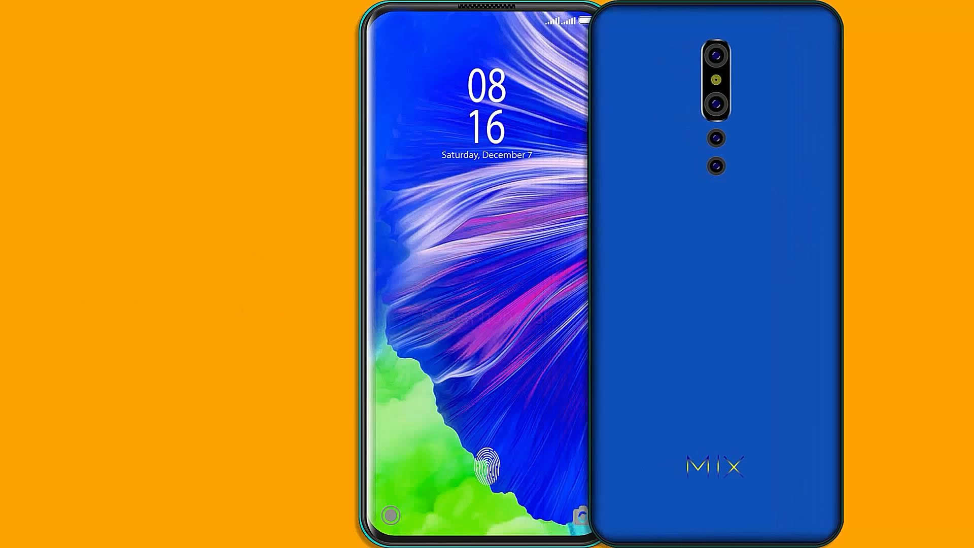 小米Mix4概念图：屏下镜头终于来了，给友商华为Mate30上一课_百科TA说