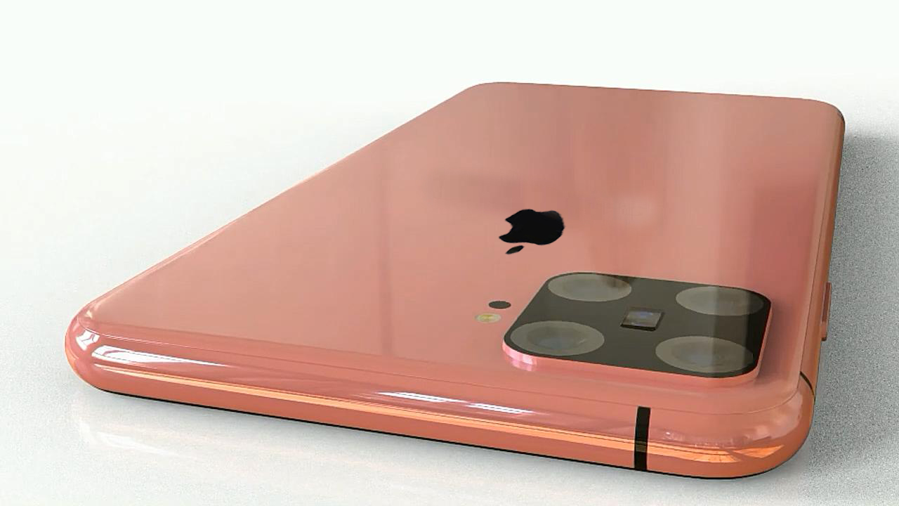 iPhone12概念图：无刘海打孔屏浴霸5镜头 回归指纹解锁是最大惊喜_百科TA说