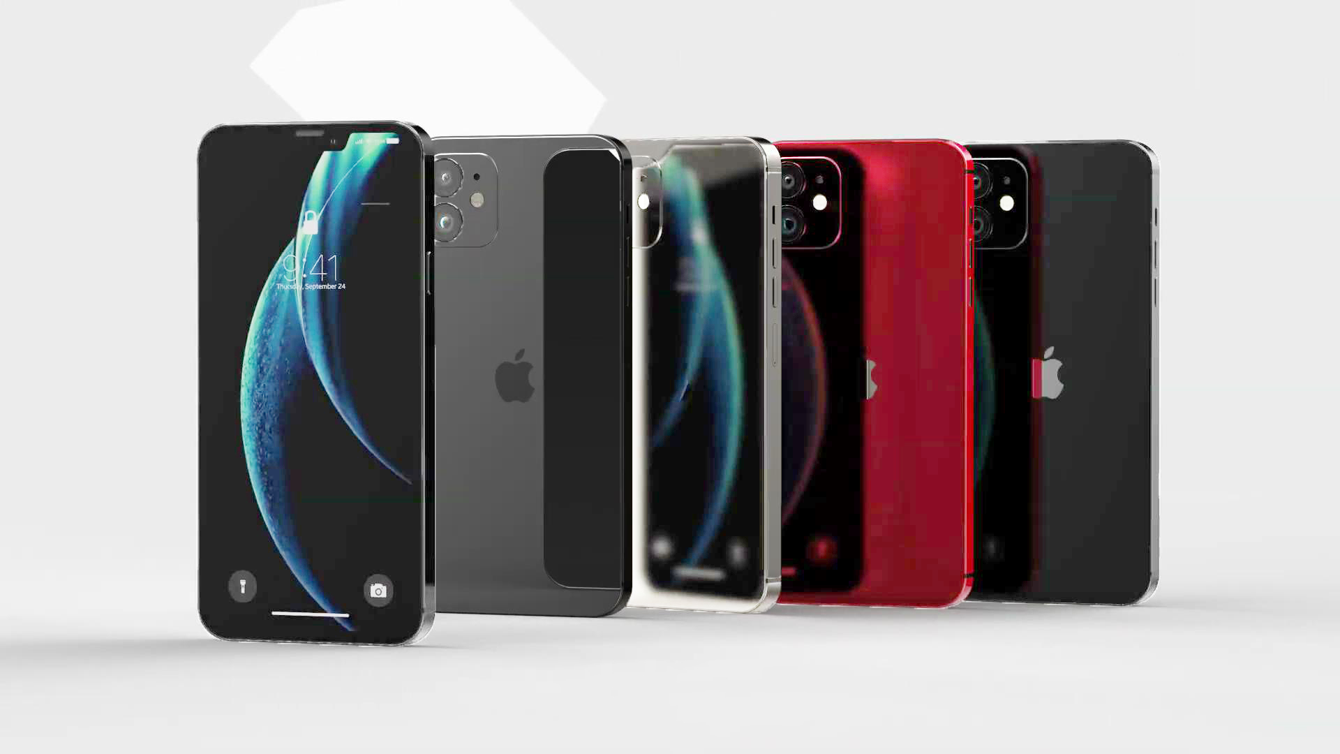 iPhone12概念图：5.4寸刘海屏+iPhone4经典边框 iPhone11再见_百科TA说