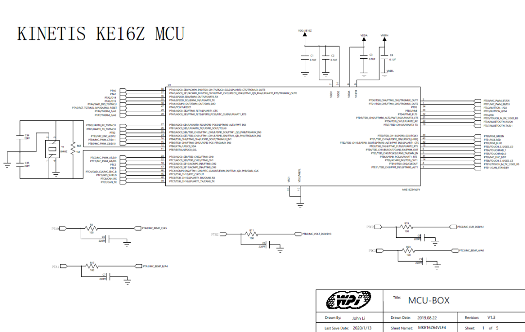 视频讲方案｜基于 NXP KE16Z 的电机控制核心板方案_百科TA说