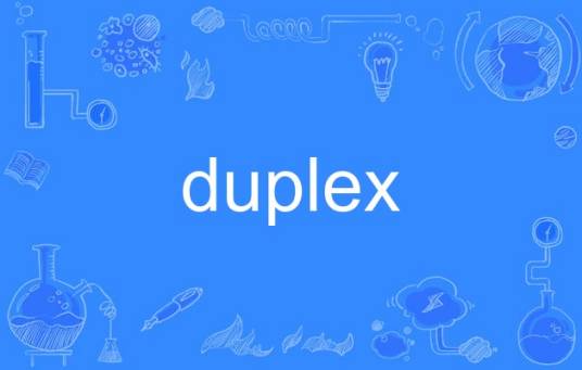 duplex（英语单词）_百度百科