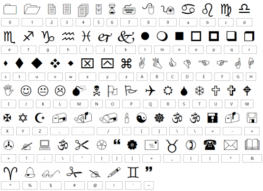 Wingdings_百度百科