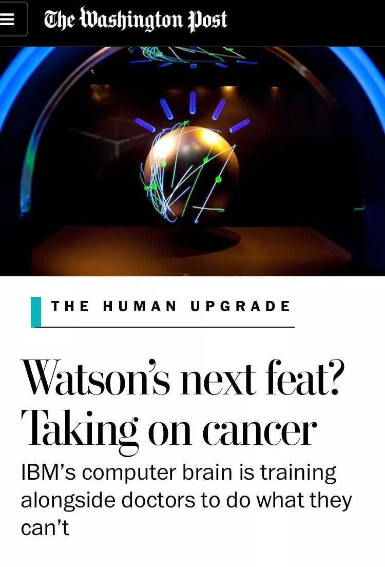 IBM Watson 不是 “赤脚医生”，也代表不了AI +医疗_百科TA说