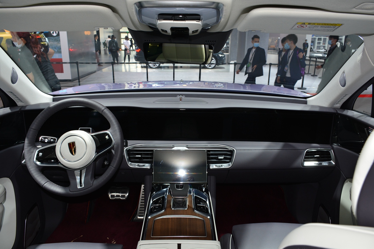 北京车展实拍 大型纯电SUV红旗E-HS9_百科TA说