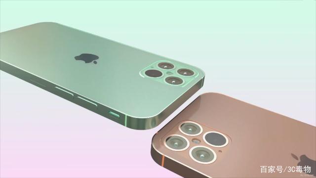 iPhone12Pro概念图：A14芯片+iOS14，浴霸4摄与机身齐平_百科TA说
