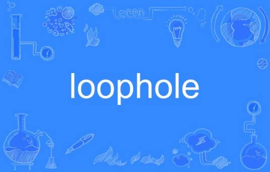 loophole（英语单词）_百度百科