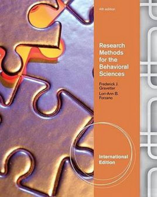 Research Methods for the Behavioral Sciences_百度百科
