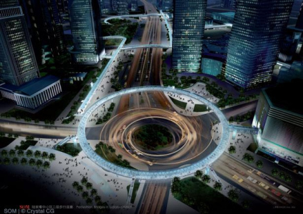 陆家嘴C形天桥_百度百科