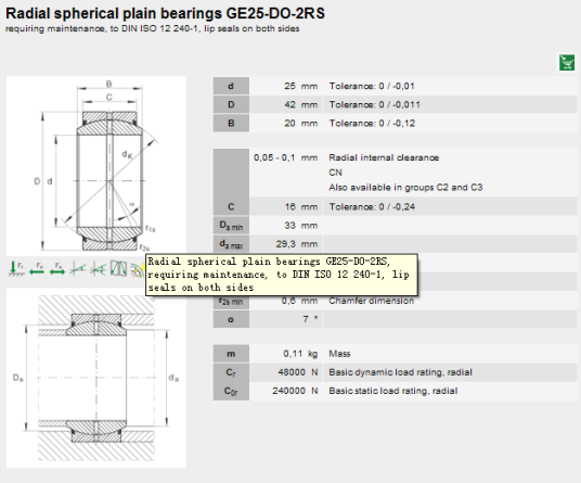INA轴承 GE25-DO-2RS_百度百科