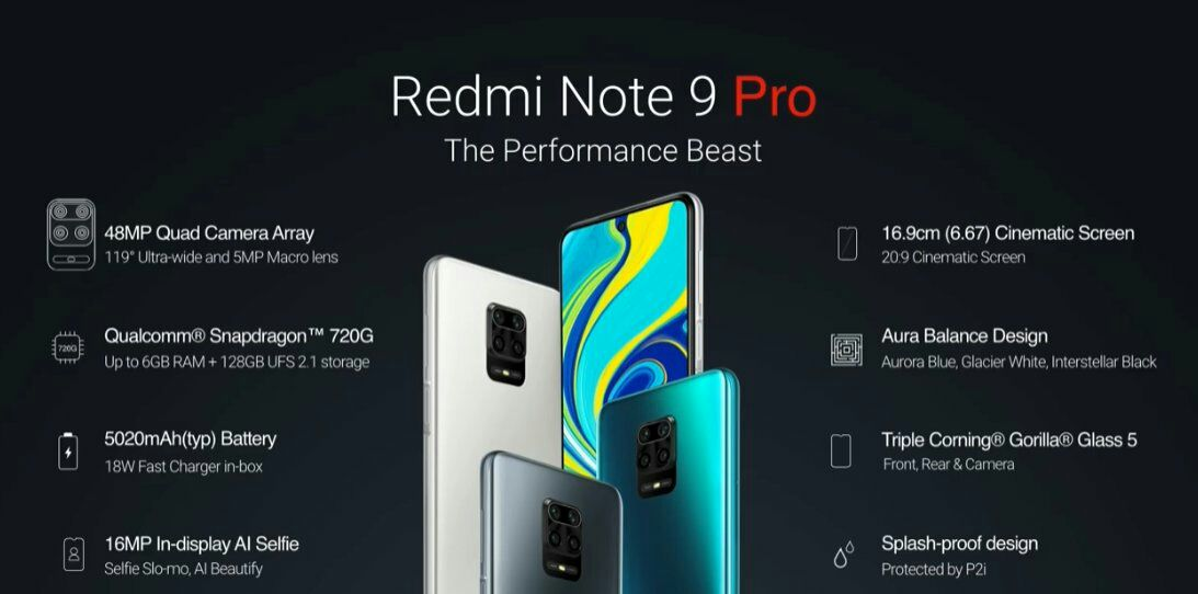 Redmi红米于印度正式发布新机Redmi Note 9 Pro，起步价约1244RMB_百科TA说