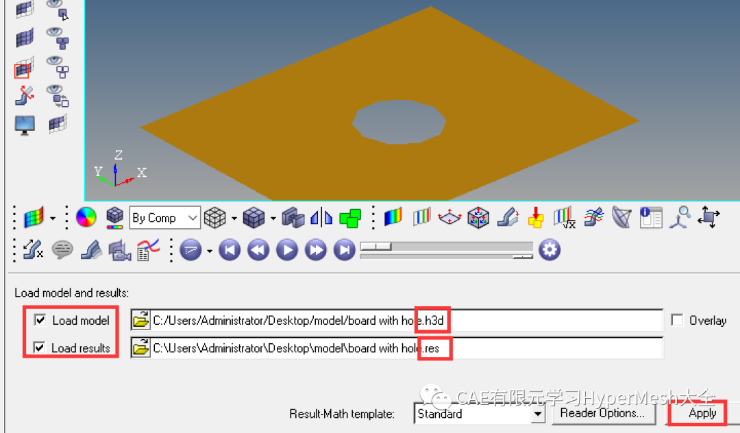 HyperMesh和Optistruct联合仿真，模态分析实例——小孔应力集中仿真_百科TA说