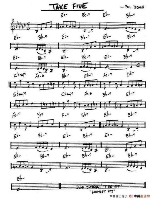 take five（爵士乐名曲）_百度百科