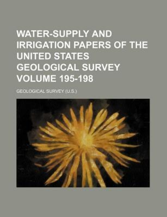 Water-Supply and Irrigation Papers of the United States Geological ...