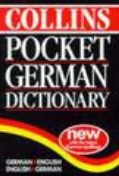 科林斯袖珍德英双解词典Collins Pocket German Dictionary_百度百科