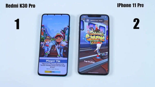 红米K30Pro与iPhone11Pro性能对决：A13处理器被吊打？_百科TA说