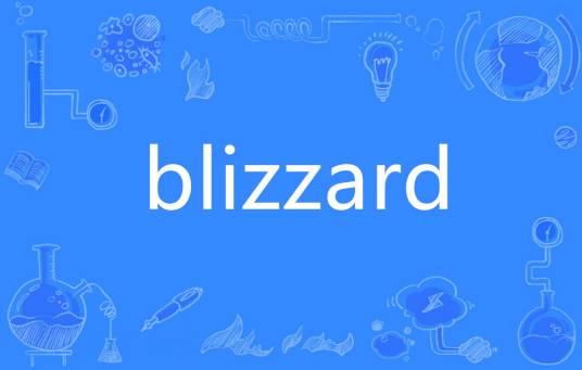 Blizzard（英语单词）_百度百科