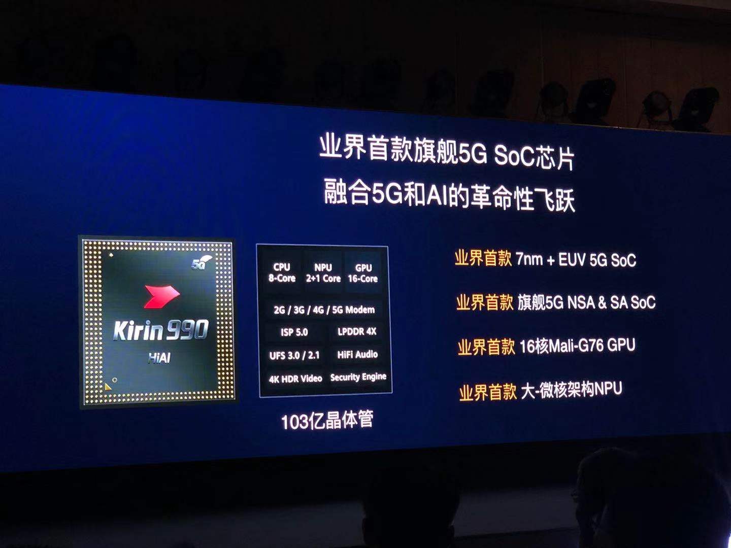 华为发布全球首款旗舰5G SoC麒麟990：支持SA/NSA，无需外挂5G芯片_百科TA说