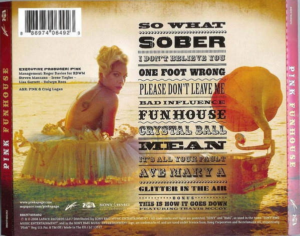 Funhouse（2008年P!nk发行的音乐专辑）_百度百科