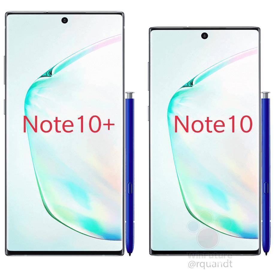 安卓机皇降临！三星Note10渲染图泄漏，这边框也太窄了吧！_百科TA说