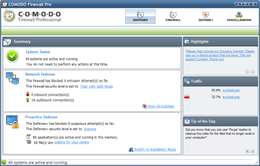 Comodo Firewall Pro_百度百科
