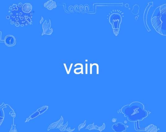 vain（英语单词）_百度百科