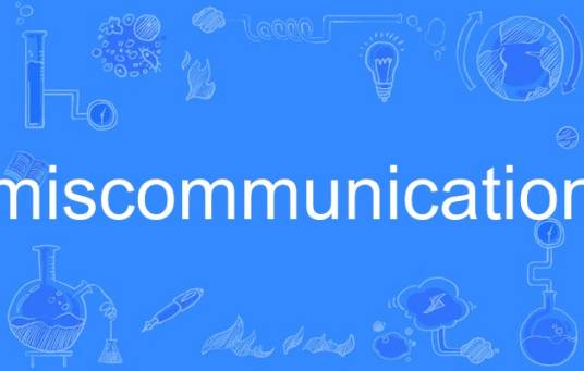 Miscommunication（英语单词）_百度百科