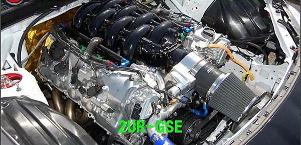 丰田86移植2UR-GSE V8发动机_百科TA说