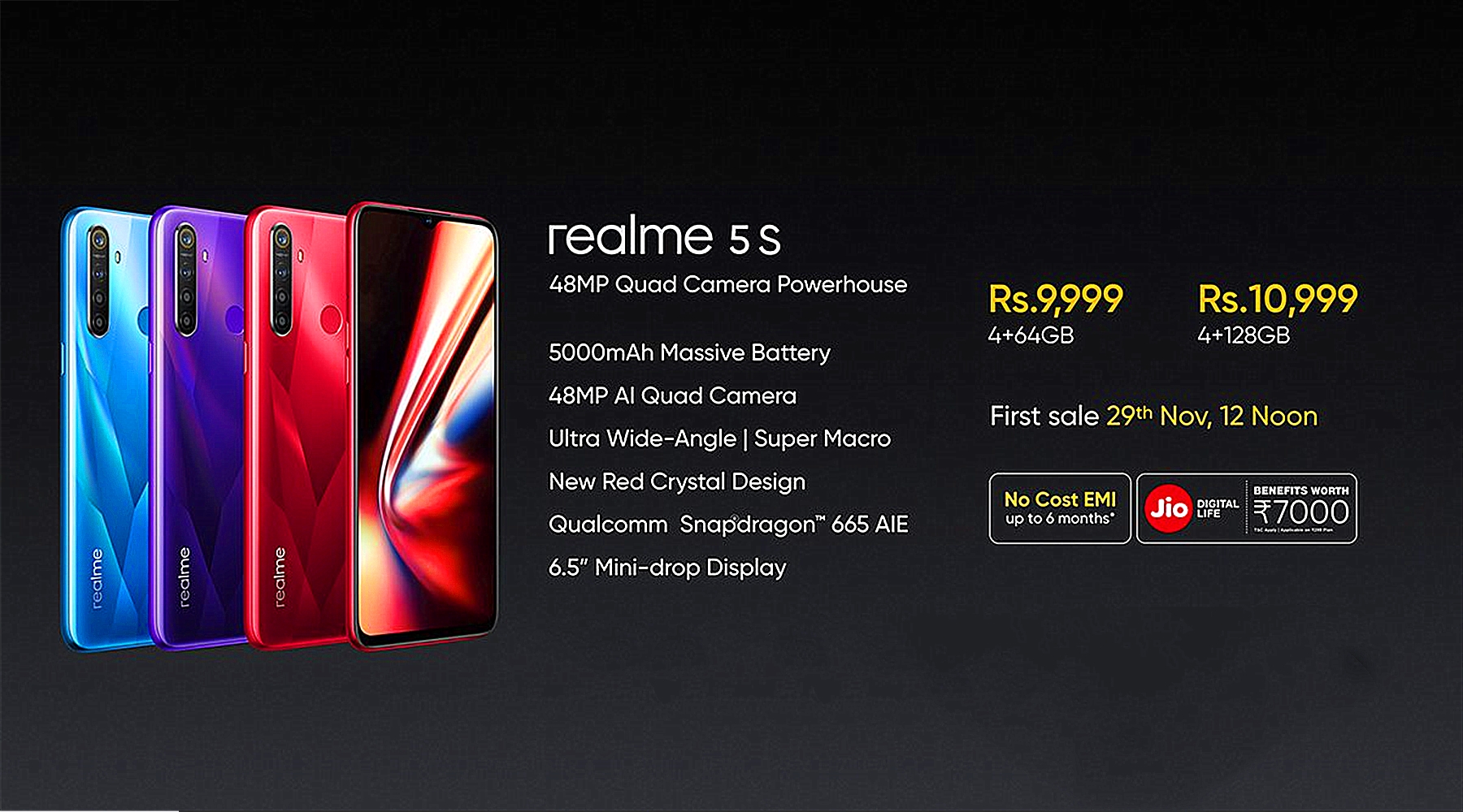980元！Realme 5S正式发布，死磕Redmi note8_百科TA说