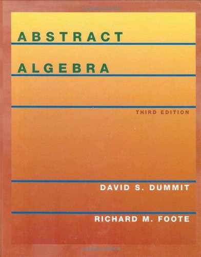 Abstract Algebra, 3rd Edition_百度百科