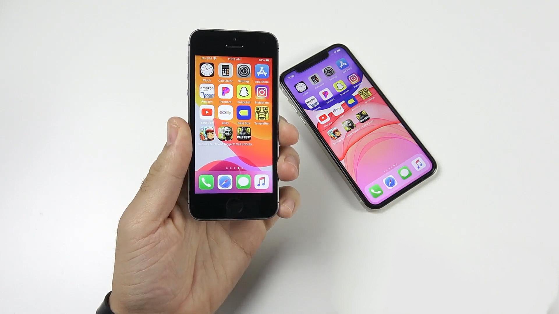 老外用iPhoneSE挑战iPhone11：A9与A13处理器的差距多大_百科TA说