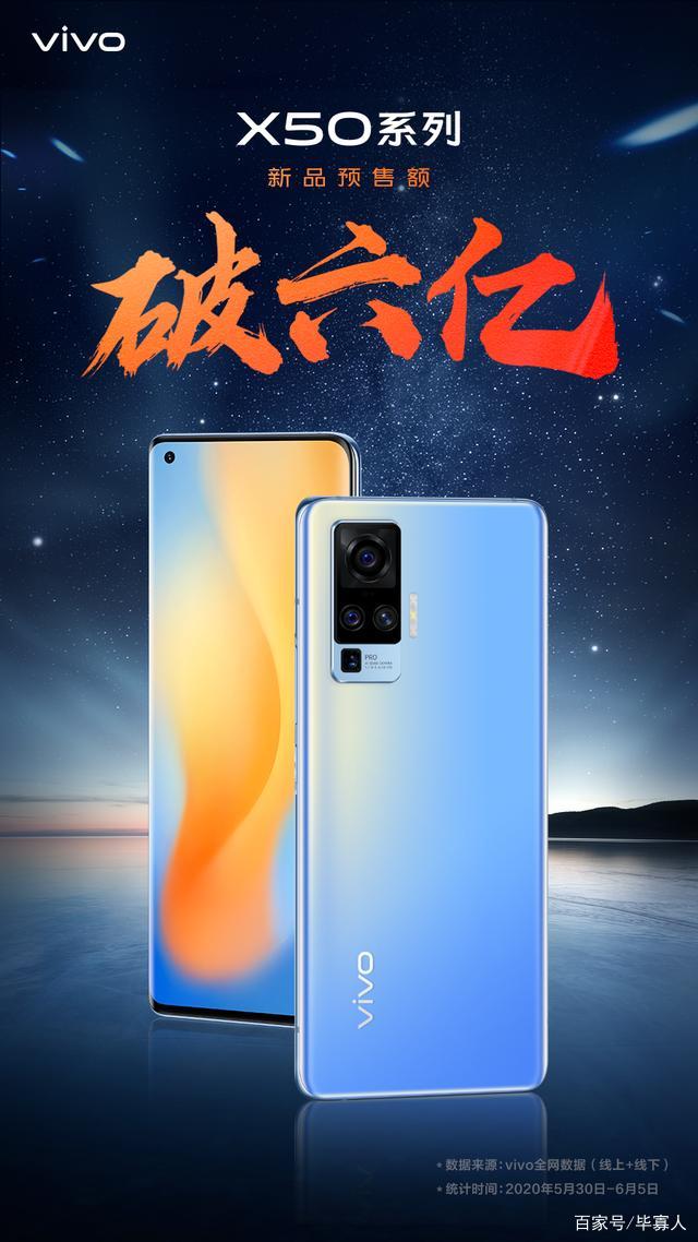 5g手机哪部好？首选vivo X50，预售额超六亿诠释王者风范_百科TA说