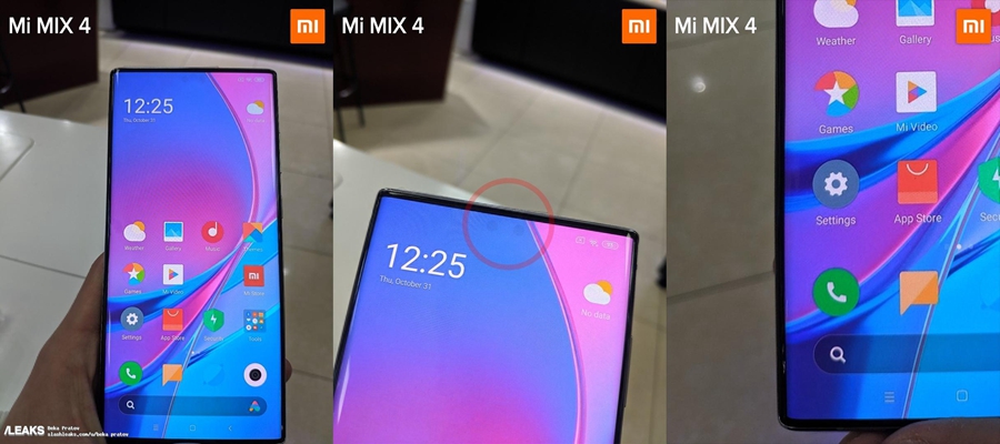 小米MIX 4高清上手谍照曝光：配备屏下摄像头+双曲面窄边框_百科TA说