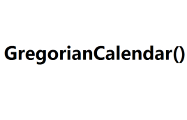 GregorianCalendar_百度百科