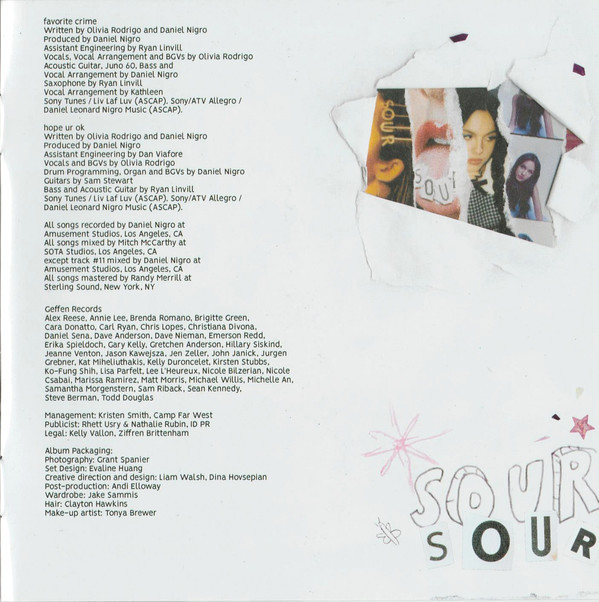 SOUR（2021年奥利维亚·罗德里戈发行的音乐专辑）_百度百科
