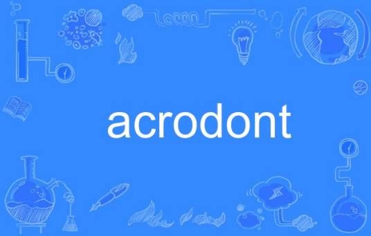 acrodont_百度百科