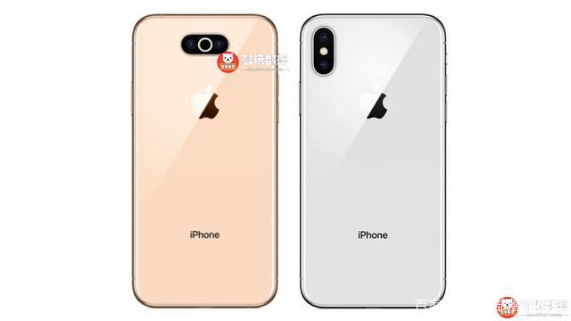iPhoneX 2019渲染图曝光：刘海变小，后置横排三摄+环形闪光灯_百科TA说