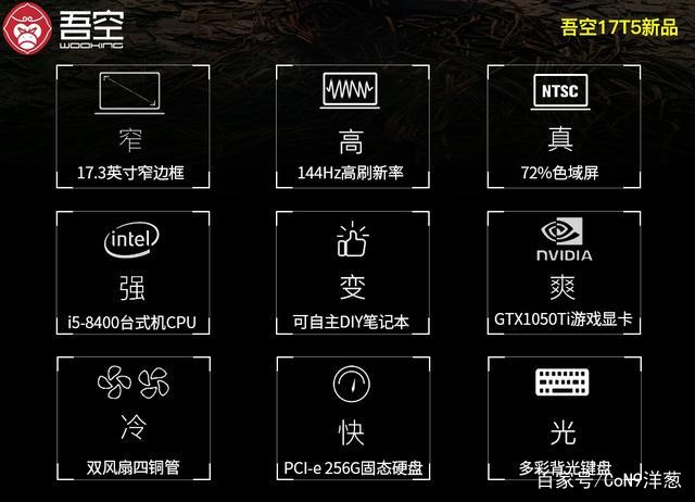 窄边17寸144Hz屏+金属A面机身，聊聊吾空17T5笔记本新品_百科TA说