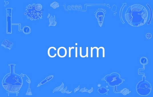 corium（英文单词）_百度百科