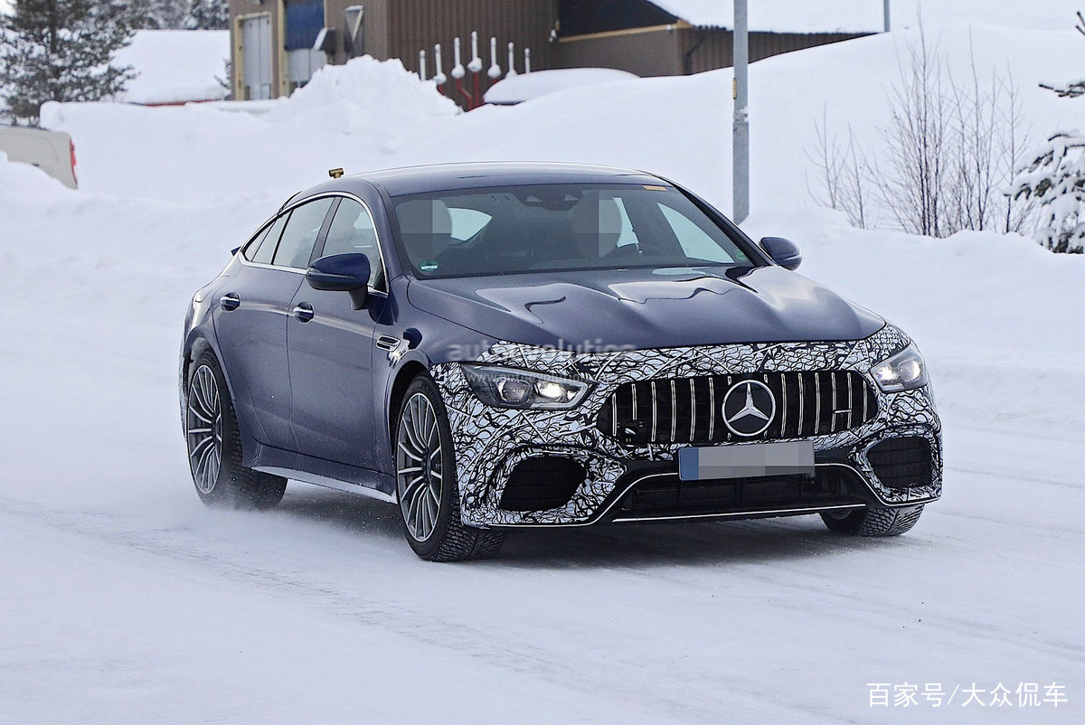 达到816匹马力，新款梅赛德斯-AMG GT73混动冬季路试曝光_百科TA说