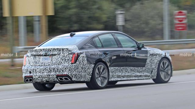 2021款凯迪拉克CT5-V Blackwing谍照曝光_百科TA说