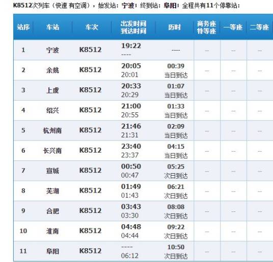 K8512次列车_百度百科