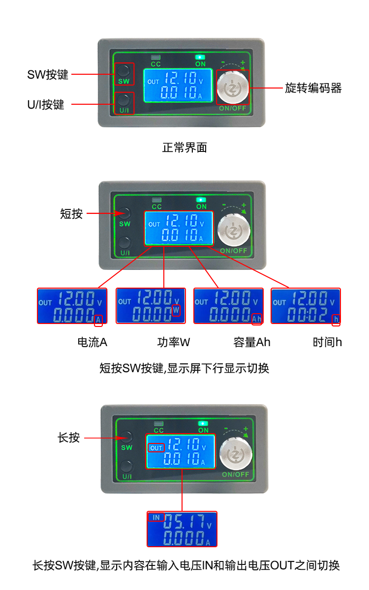 青岛无治 数控降压可调电源模块WZ5020L 是如何使用操作的?_百科TA说