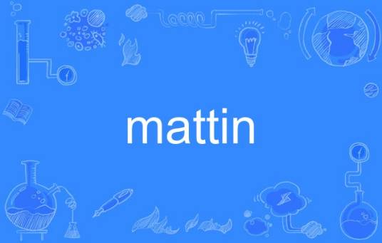 mattin（英语单词）_百度百科