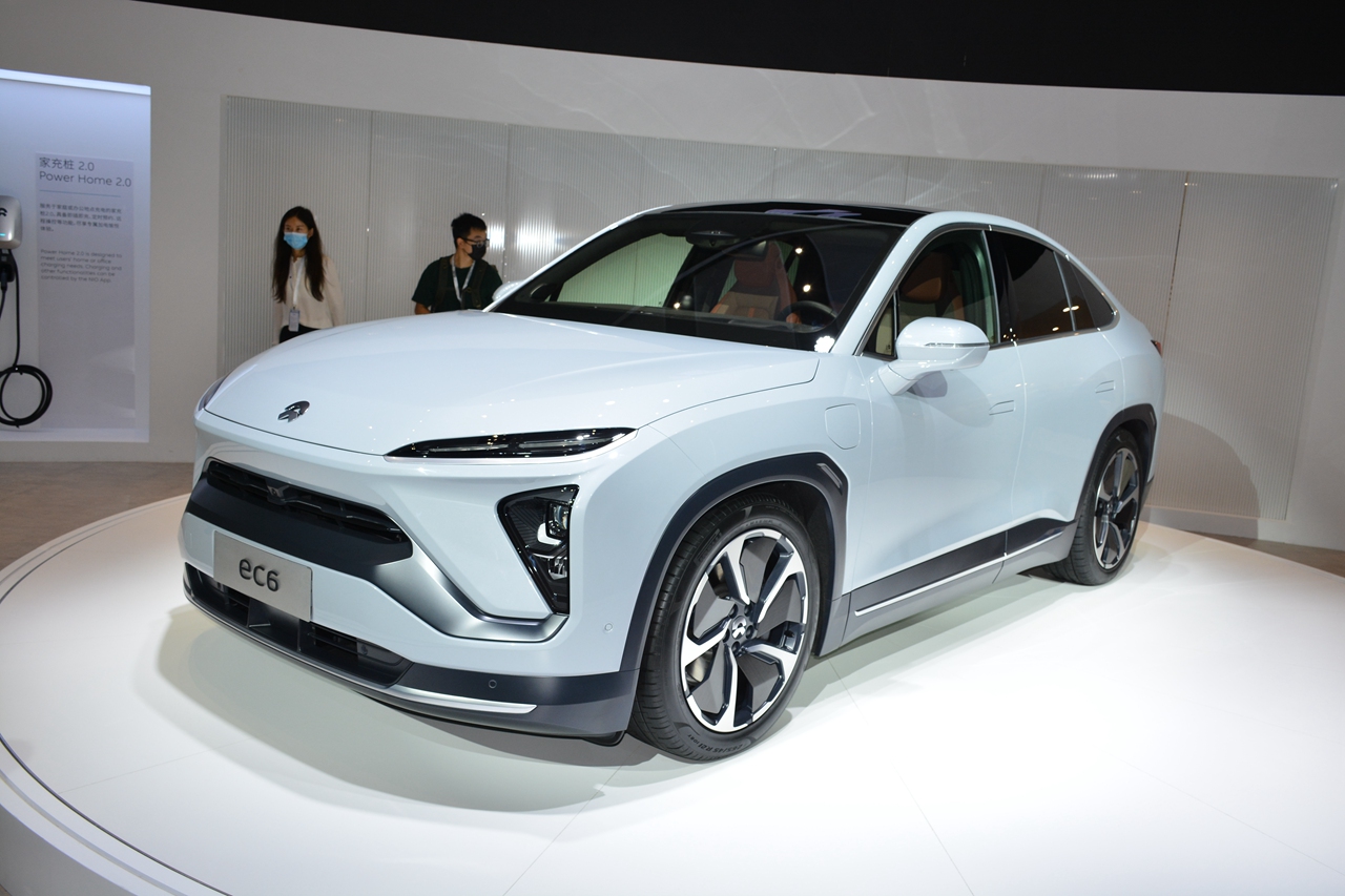 2020成都车展实拍：蔚来EC6_百科TA说